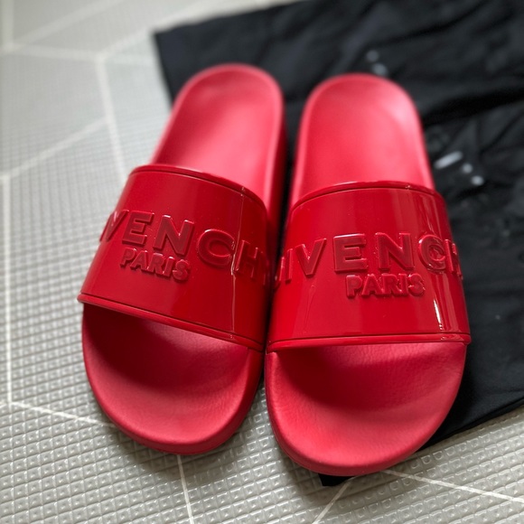 Givenchy | Shoes | Givenchy Mens Logo Pool Slides | Poshmark
